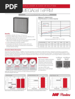 Product Sheet Camfil Megalam HEPA and ULPA Mini Pleat Panel Air Filter ...