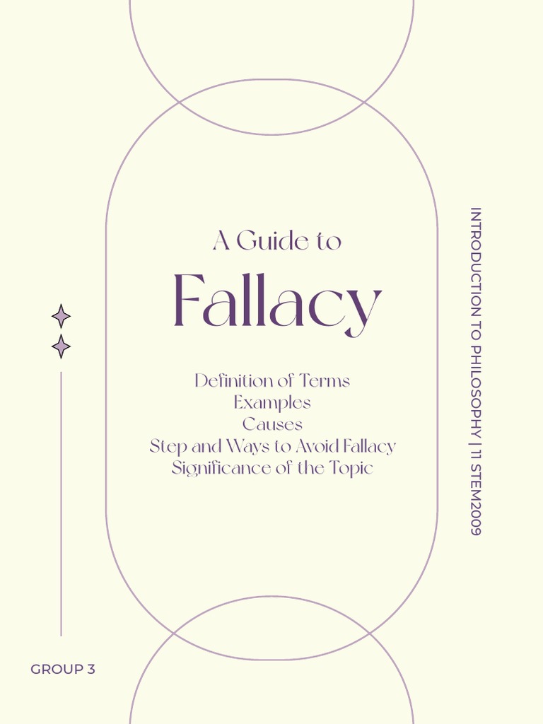 Fallacy - Philosophy Grade 11 | PDF | Fallacy | Argument