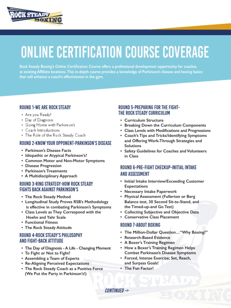 RSB Online Certification Content | PDF | Parkinson's Disease | Psychology