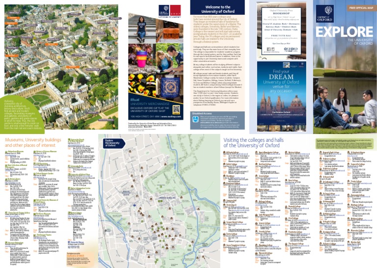 Explore Map Leaflet 2020 | PDF | University Of Oxford | Oxford