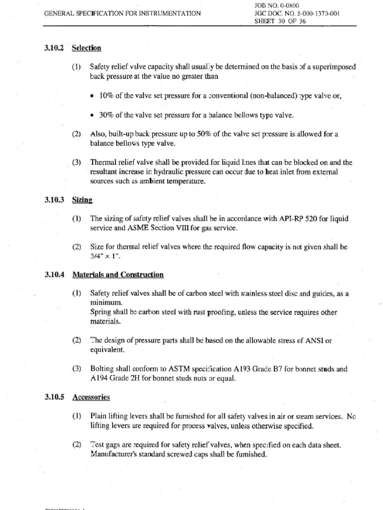 Instrument Cable Specification | PDF