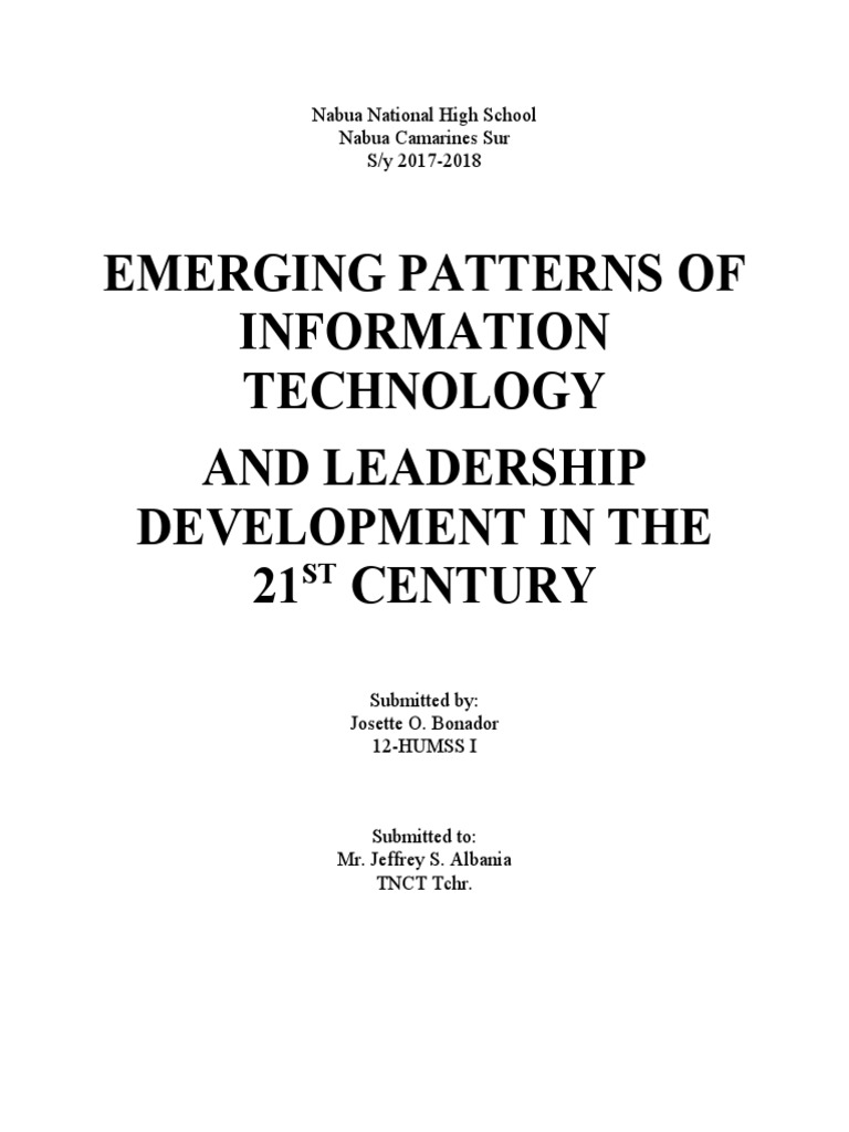 21st Century IT Trends and Leadership | PDF | Cloud Computing | Mobile App