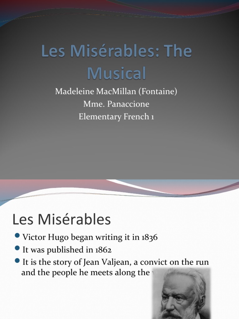 Les Misérables | PDF | Les Misérables | Books About Paris