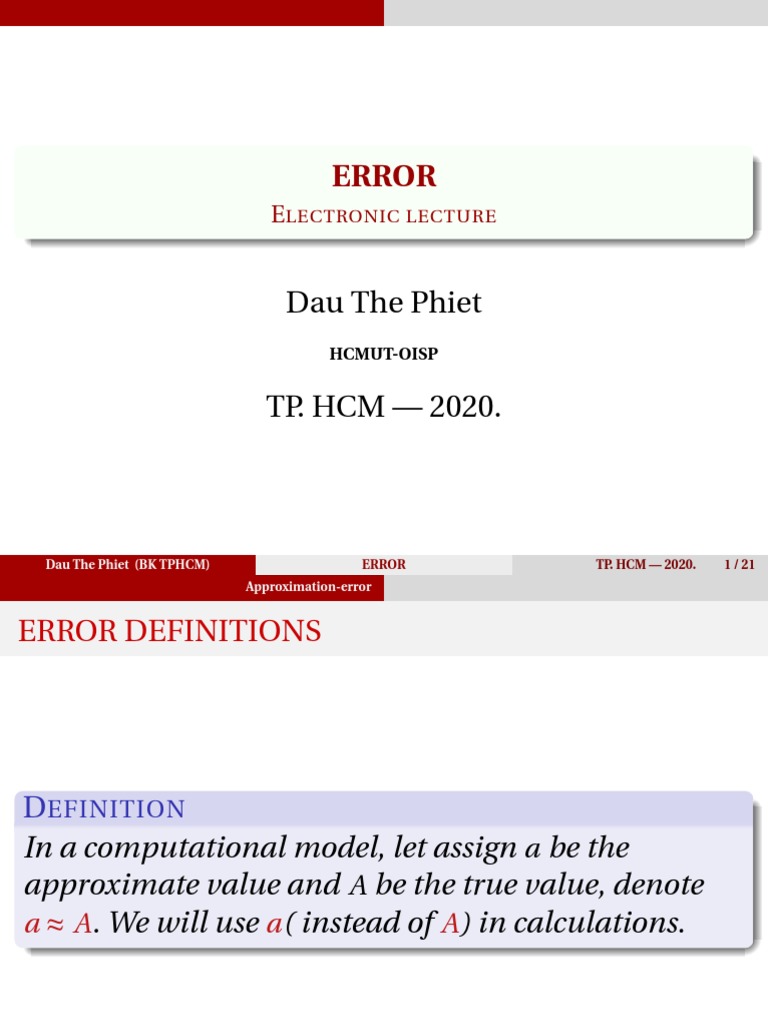 Chap1 ERROR | PDF | Rounding | Significant Figures