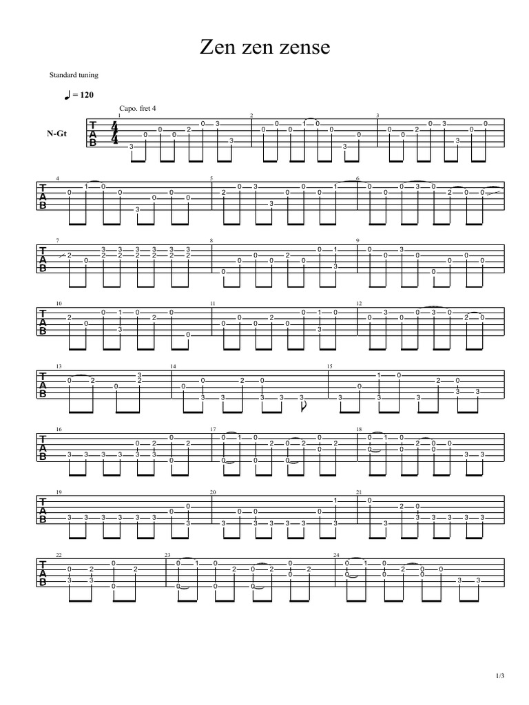 Zen Zen Zense | PDF | Musical Instruments | European Musical Instruments