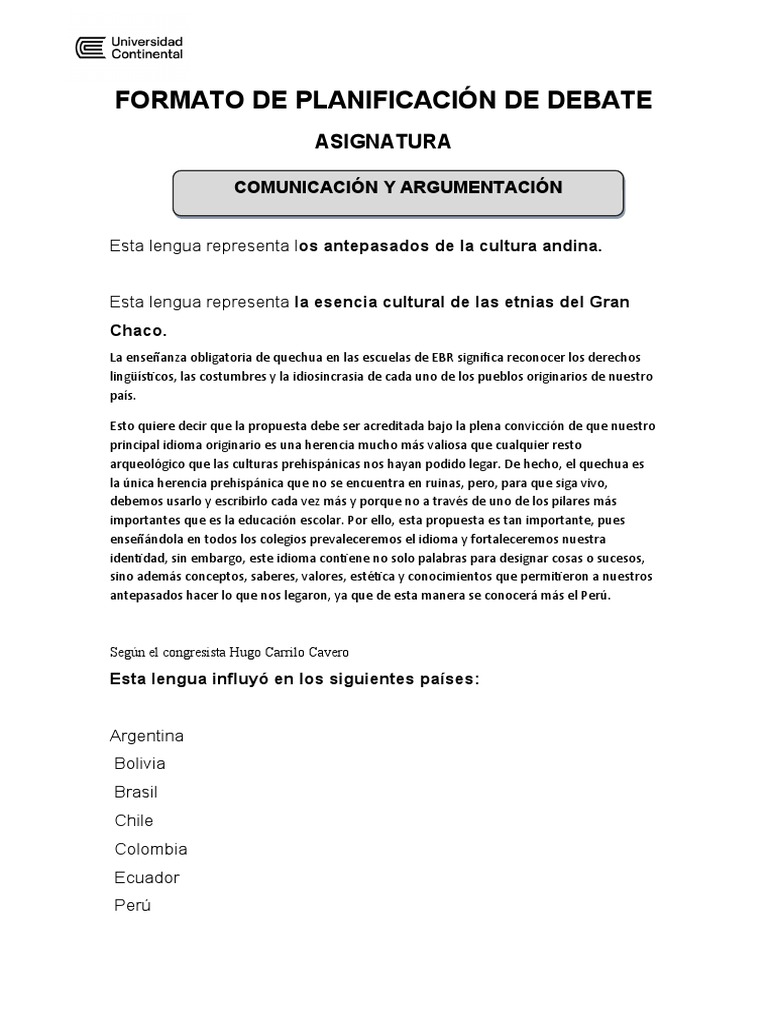Importancia del Alfabeto Taushiro en Educación | PDF | Perú ...