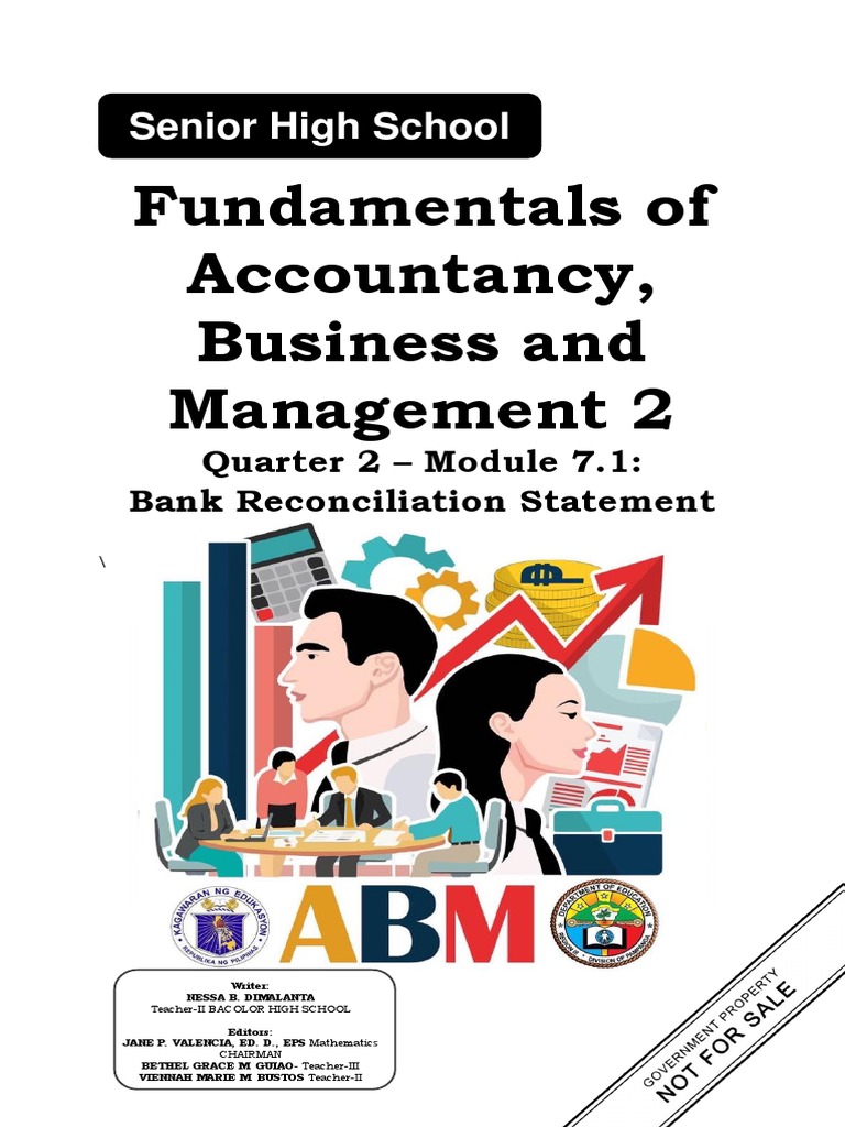 Abm Fabm2 Module 7 Lesson 1 Bank Reconciliation | PDF | Banks | Deposit ...