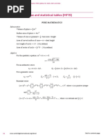 A Level Mathematics Formula Sheet | PDF | Elementary Mathematics ...