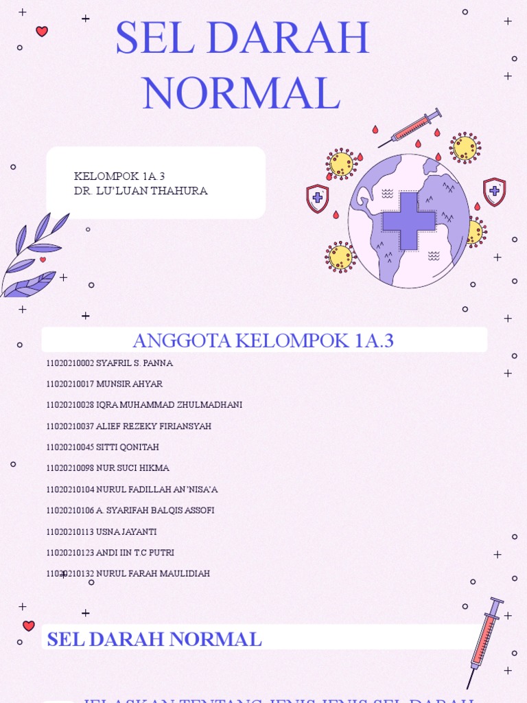 Struktur dan Proses Sel Darah Merah | PDF