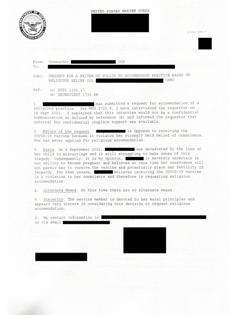 Marine Request | PDF