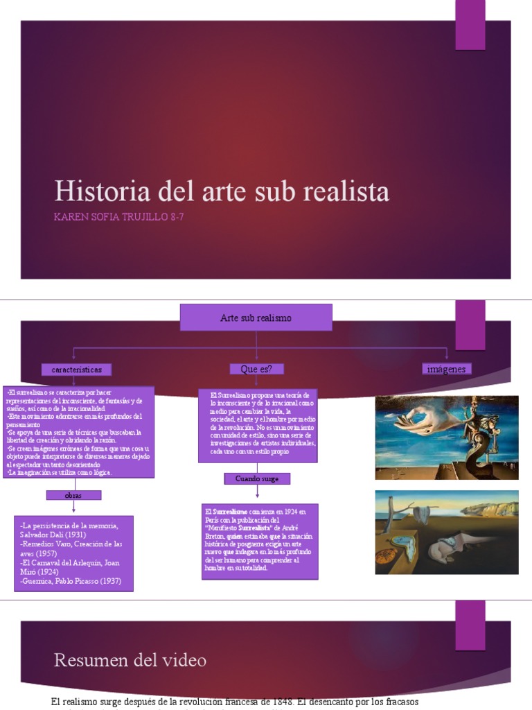 Historia Del Arte Sub Realista | PDF | Arte | Historia