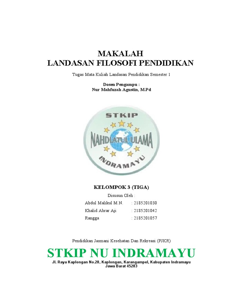 Landasan Filosofis Pendidikan di Indonesia | PDF