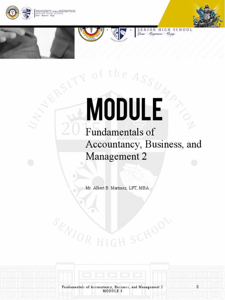 Account Classification and Financial Position | PDF | Balance Sheet ...