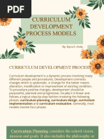 Ralph Tyler Model of Curriculum Development | PDF | Curriculum | Evaluation