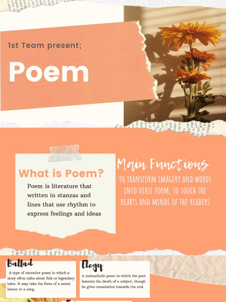 Power Point Bahasa Inggris Kelas 11 SMA 'Poem' | PDF
