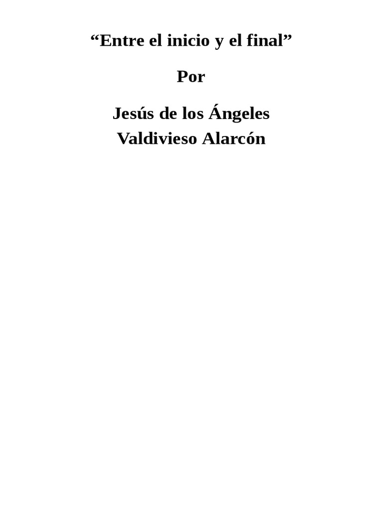 Entre El Inicio y El Final | PDF | Amor