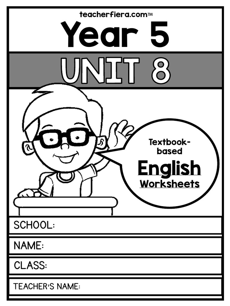 Y5 Unit 8 Worksheets | PDF | Verb
