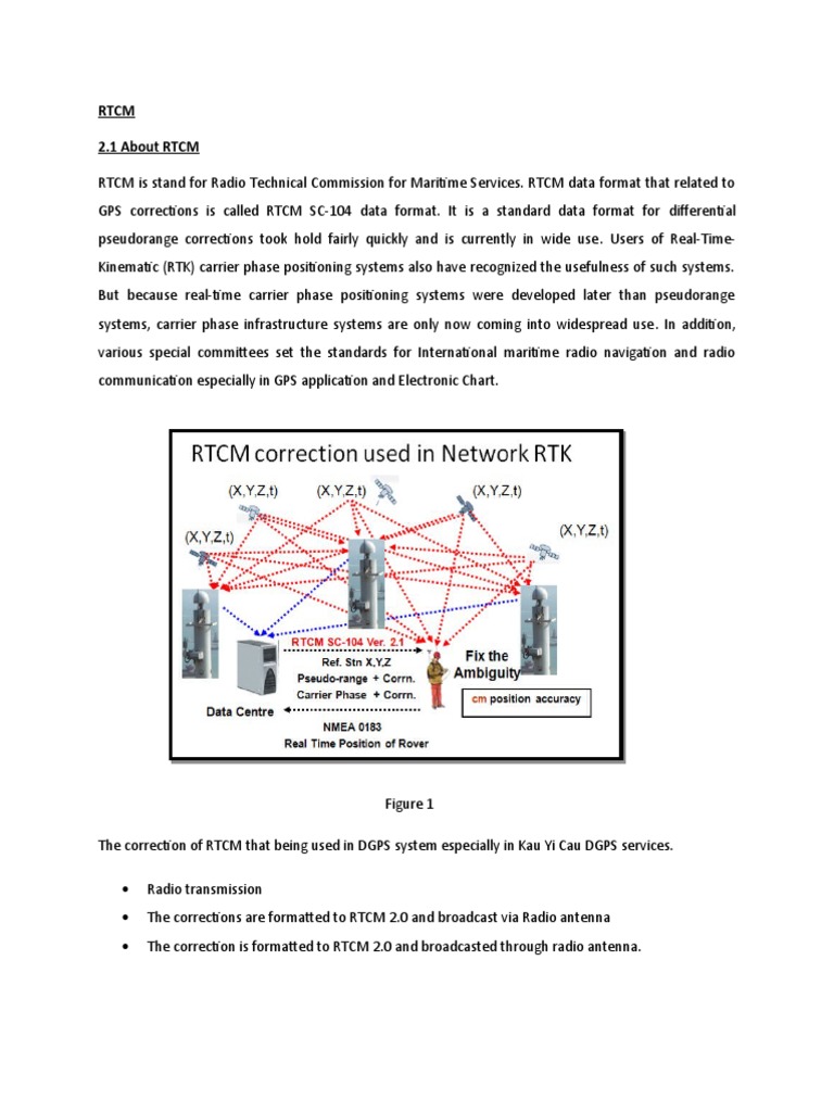 RTCM 2.1 About RTCM | PDF | Global Positioning System | Information And ...