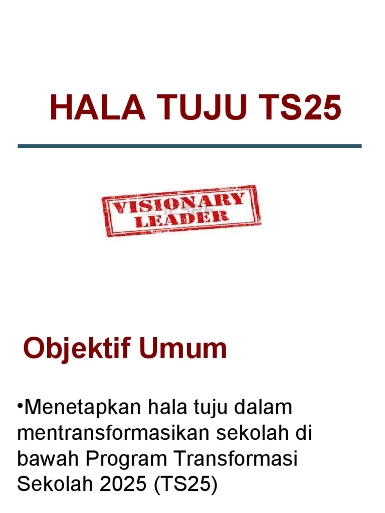 Slaid Hala Tuju TS25 3 0 | PDF | Karier & Perkembangan | Pengembangan Diri
