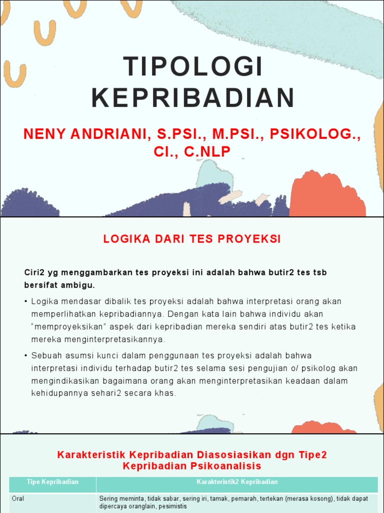 Tipologi Kepribadian | PDF