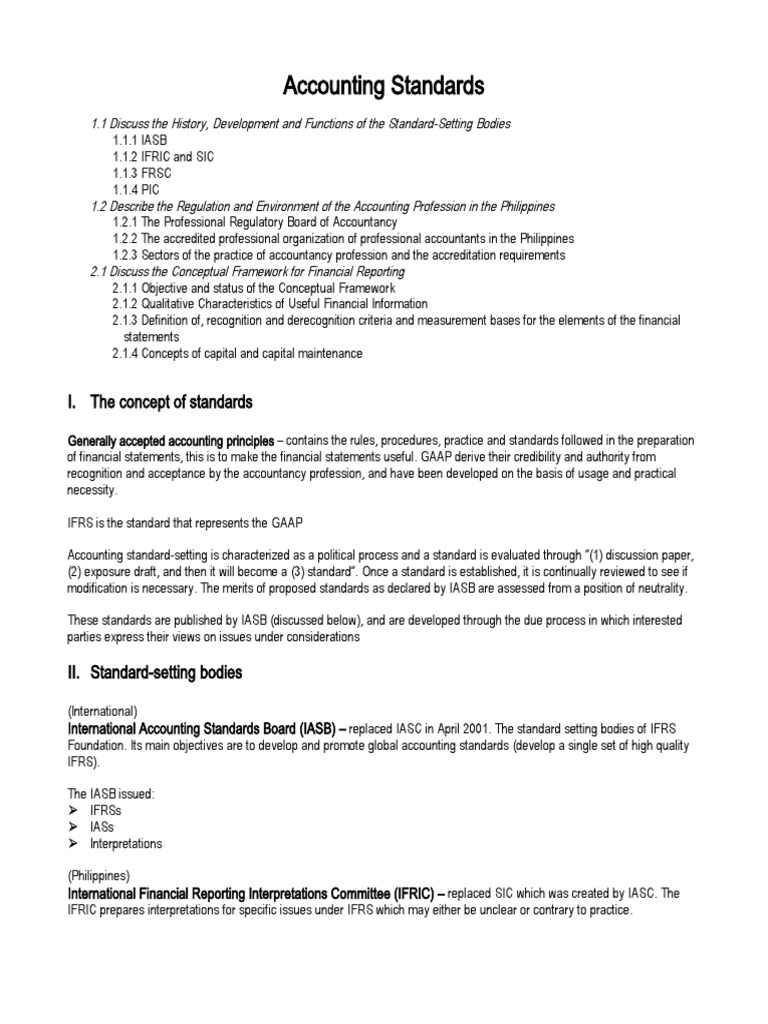 Conceptual Framework & Accounting Profession | PDF | International Financial Reporting Standards ...