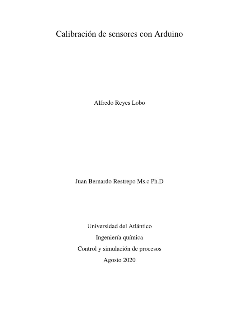 Proyecto Arduino | PDF | Arduino | Sensor