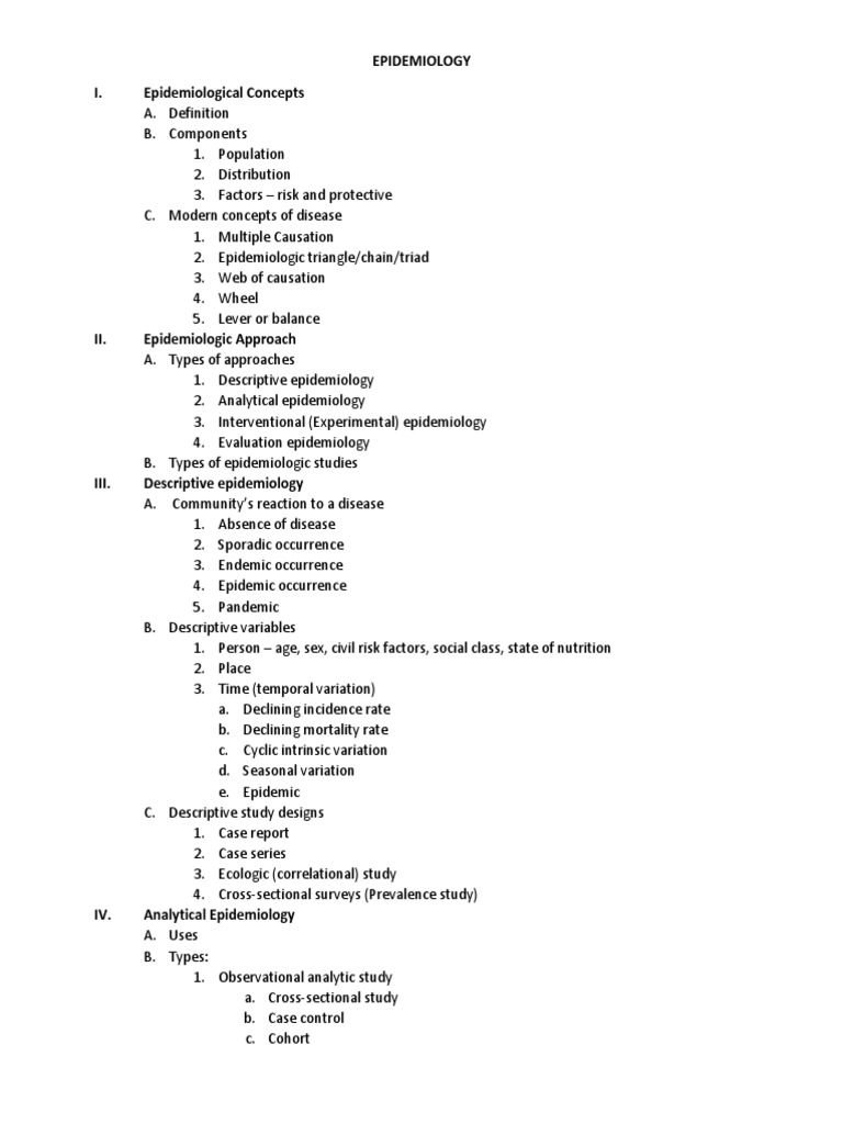 02 Basic Epidemiology | PDF | Epidemiology | Cohort Study