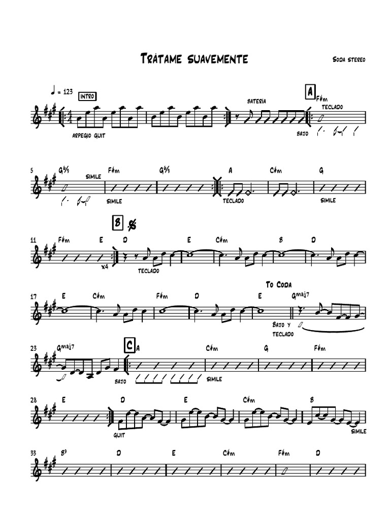 Trátame Suavemente | PDF