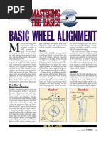Wheel Alignment: Principles and Diagnosis | PDF | Steering | Tire