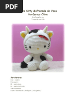 Amigurumi Hello Kitty Patron Gratis Paso A Paso | PDF | Amigurumi | Tejer