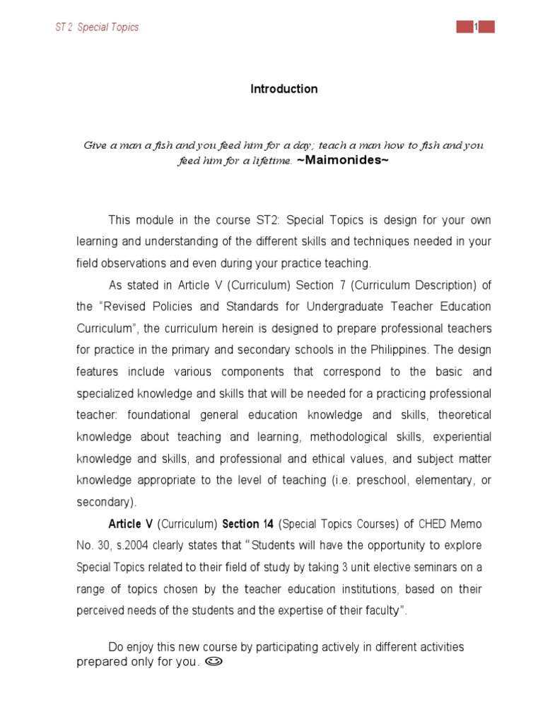 Module 1 Collaborative Learning | PDF | Curriculum | Teachers