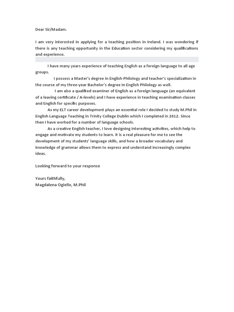 Teaching in Ireland | PDF