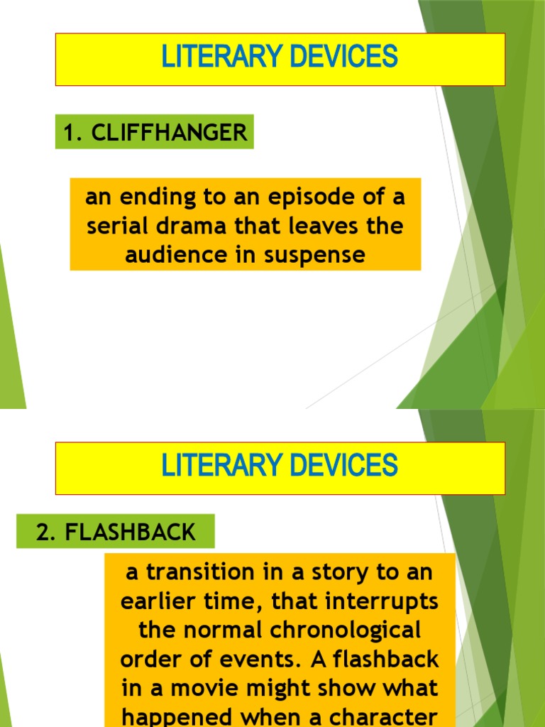 Literary Devices | PDF | Plot (Narrative)