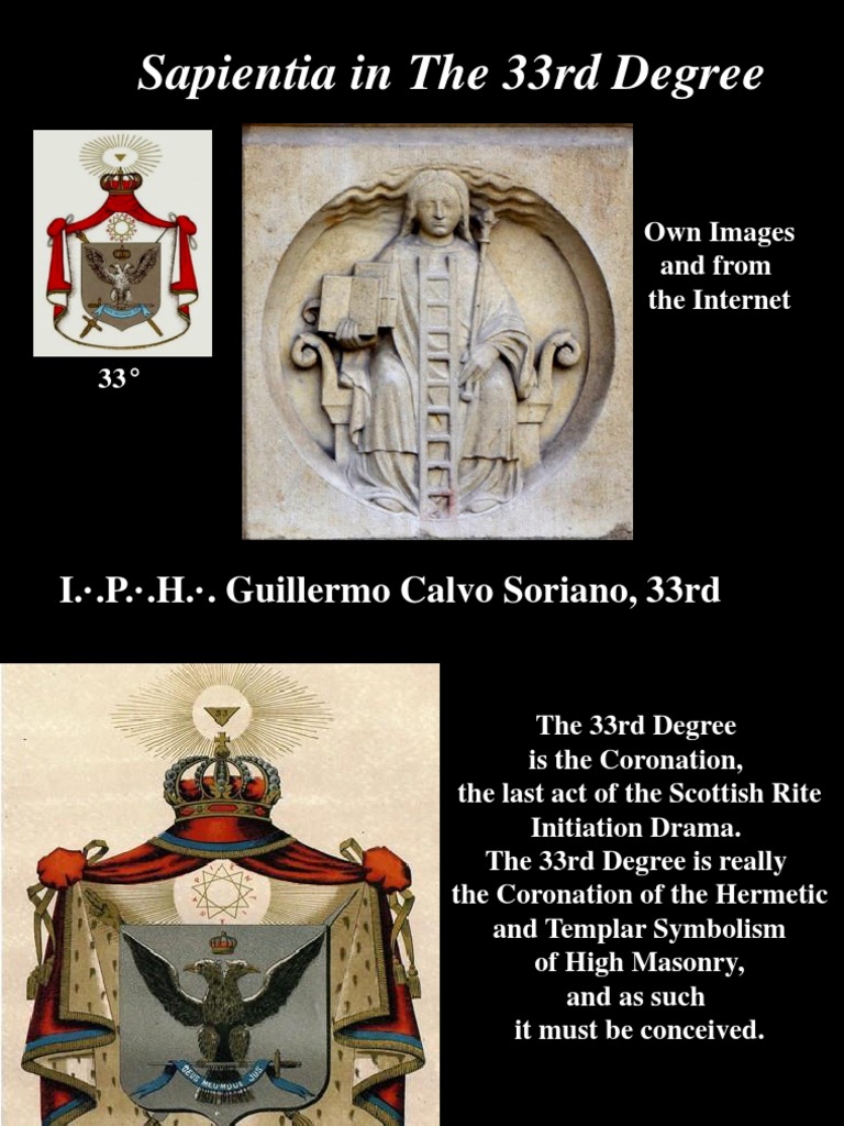 Sapientia in The 33rd Degree - I. .P. .H. . Guillermo Calvo Soriano, 33rd | PDF | Wisdom | Apollo