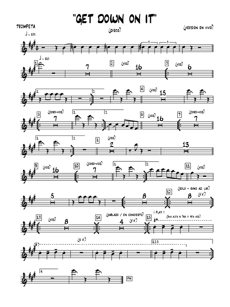 Kool & The Gang - Get Down On It | PDF | Artistas