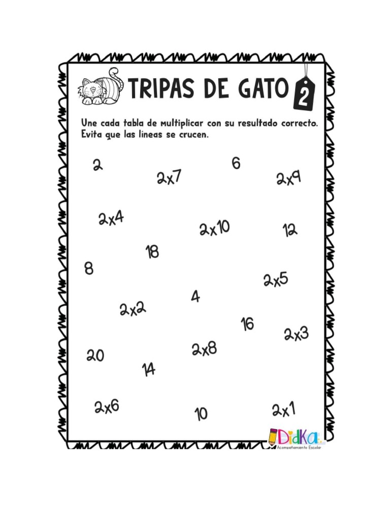 Tripas de Gato Multiplicaciones | PDF