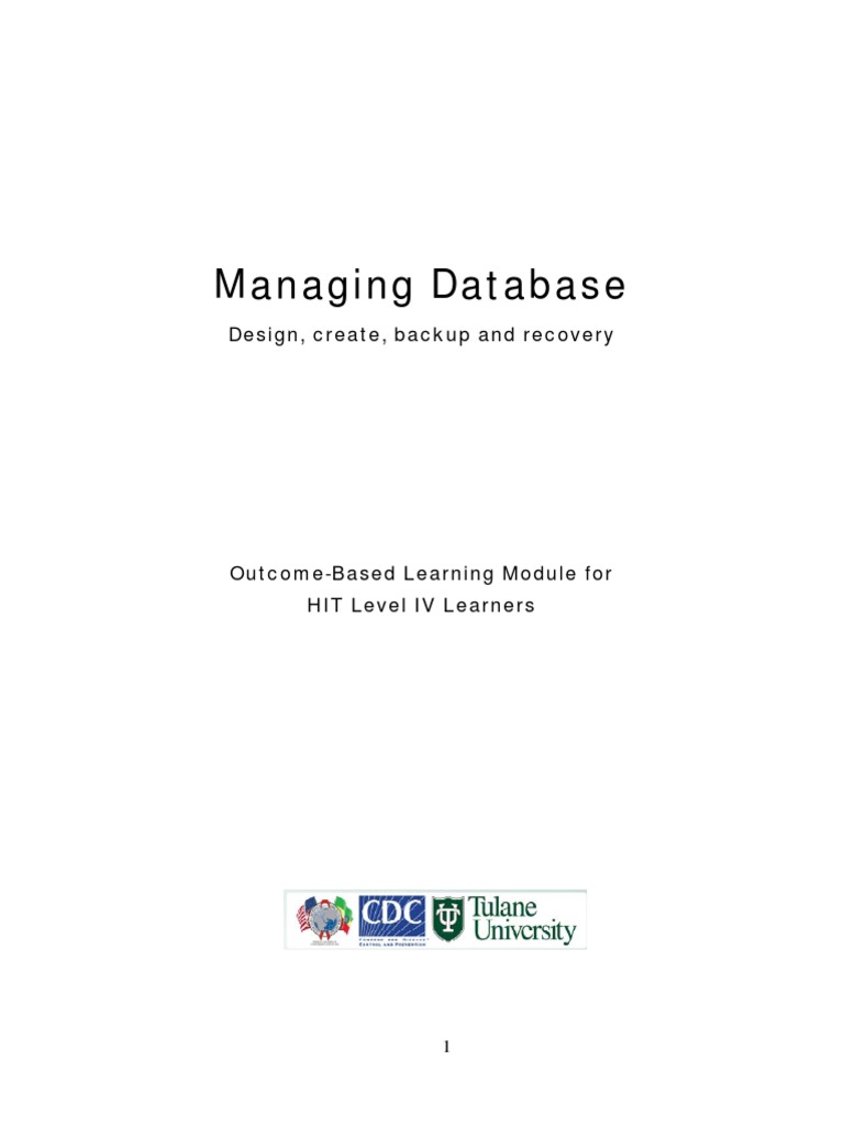 Module 4-DB Management Module | PDF | Databases | Conceptual Model