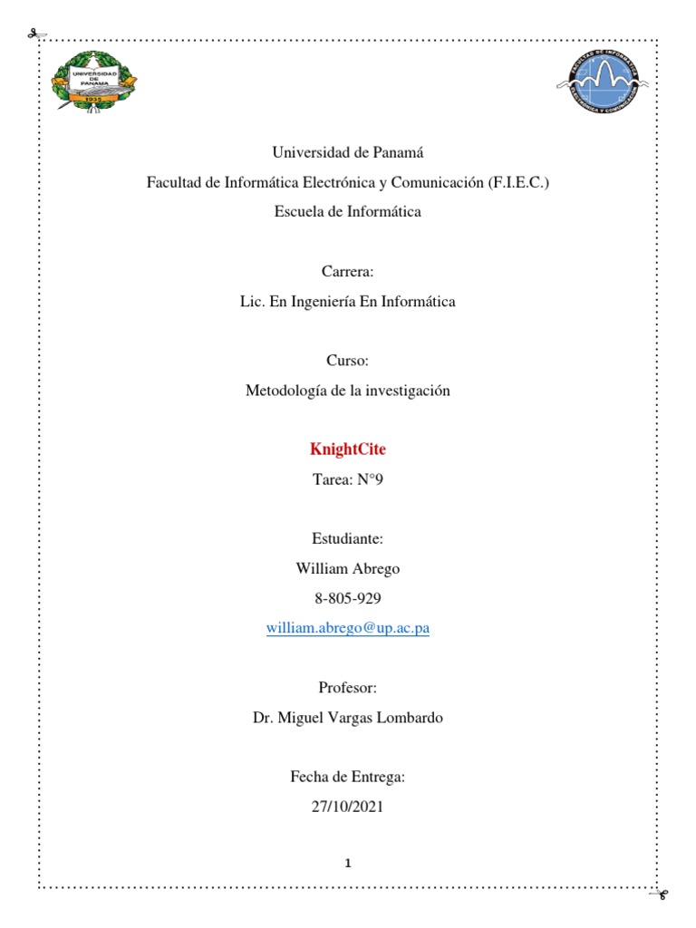 Uso de KnightCite para Citas Bibliográficas | PDF | Informática | Software