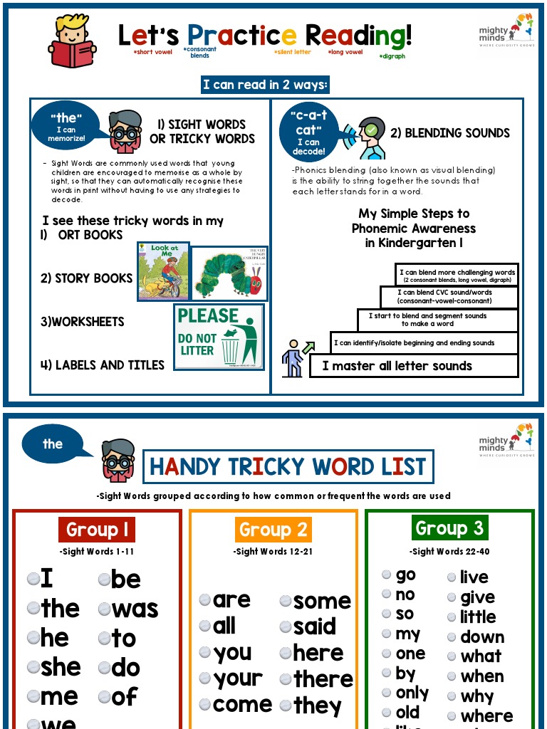 k1 Reading Guide | PDF | Consonant | Linguistics