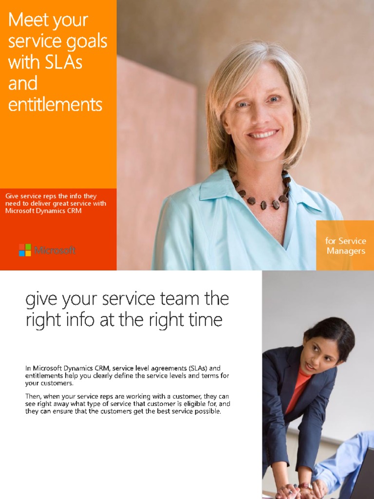 Ebook Meet Your Service Goals With SLAs and Entitlements | PDF