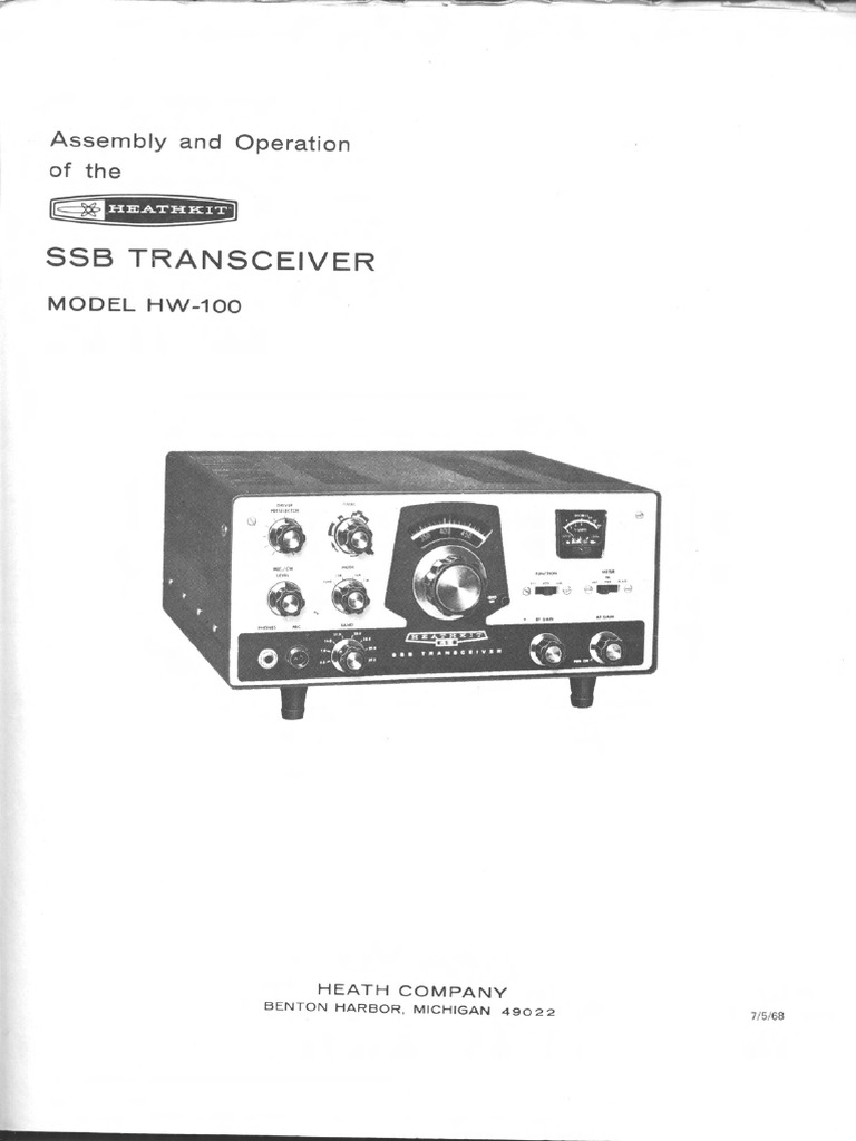 Heathkit HW 100 Manual | PDF
