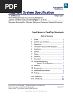 Saudi Arabian Engineering Standards Saes J 9021 | PDF | Cable ...