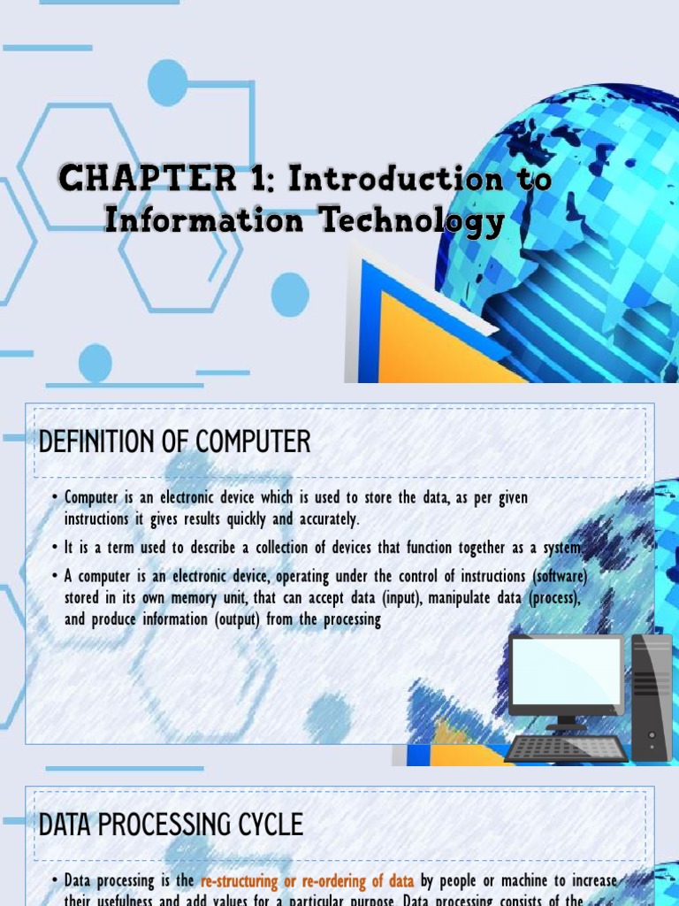 Understanding Computers and Data Processing | PDF | Input/Output ...