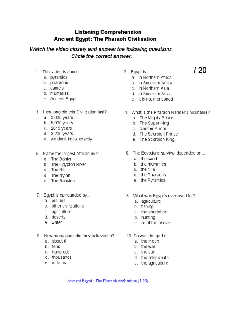 Watch The Video Closely and Answer The Following Questions. Circle The ...
