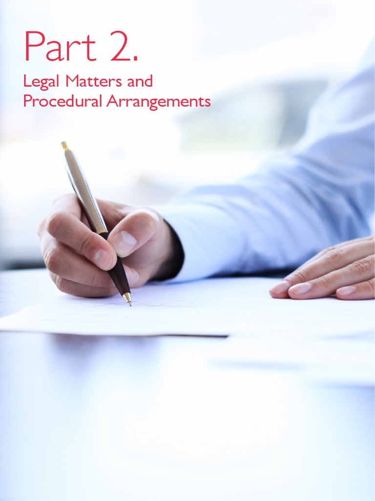Legal Matters and Procedural Arrangements | PDF | Jurisdiction | Public ...