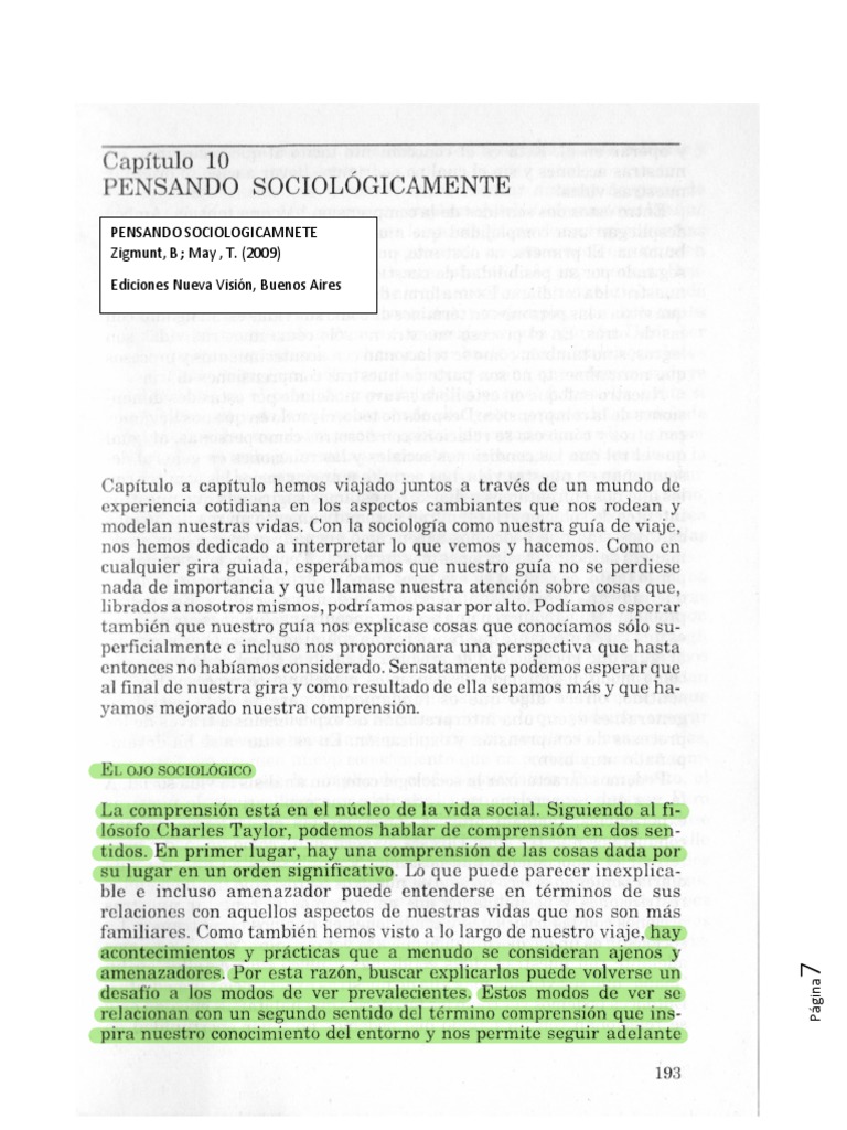Pensando Sociológicamente con Bauman | PDF | Hermenéutica | Sociología