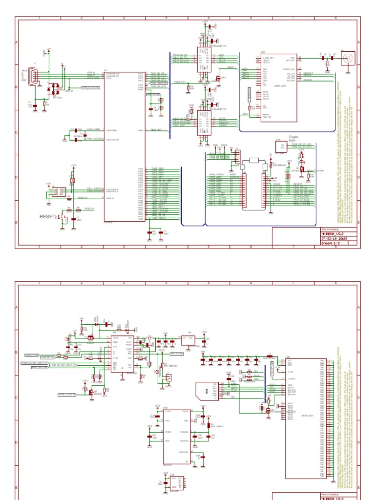 MKRGSM1400 Schematic | PDF