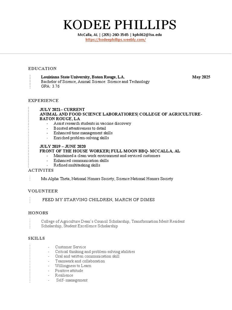Real Resume | PDF