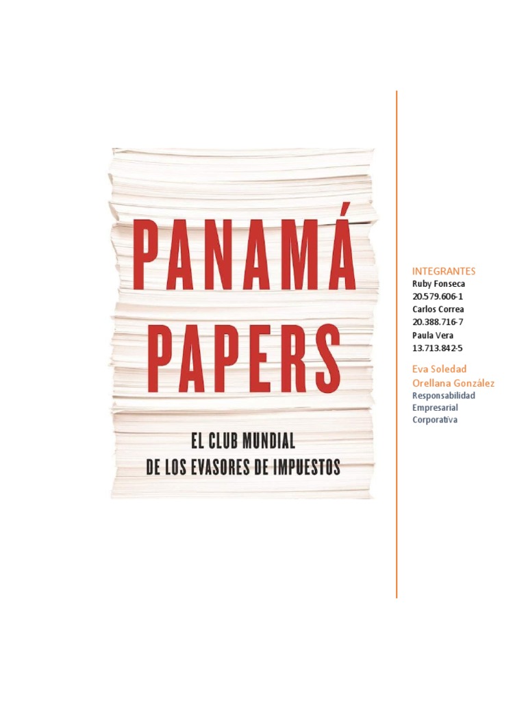 El Panama Papers-Rse NRC 6990 | PDF | Corrupción política | Evasión de ...