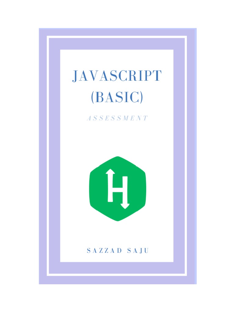 Javascript Basic Assesment Pdf Parameter Computer Programming Subroutine 4870